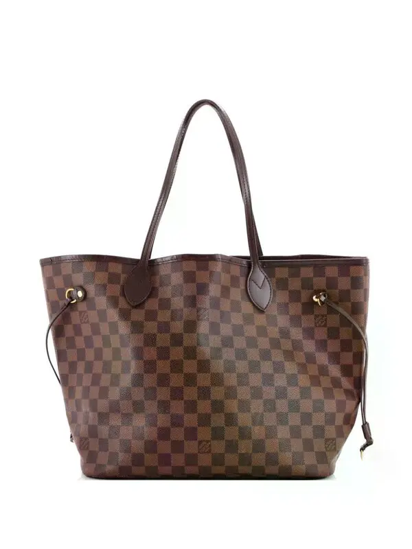LOUIS VUITTON Neverfull Nm Damier Mm Tote Bag - Brown