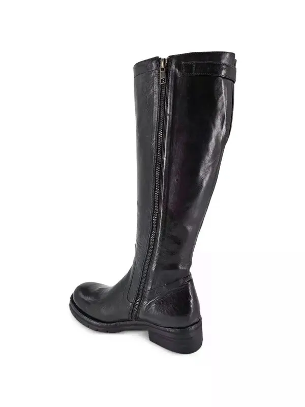 MADISON MAISON Tall Zip-up Boots - Black