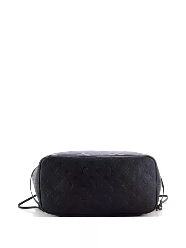 LOUIS VUITTON Neverfull Mm Tote Bag Monogram Empreinte Giant - Black
