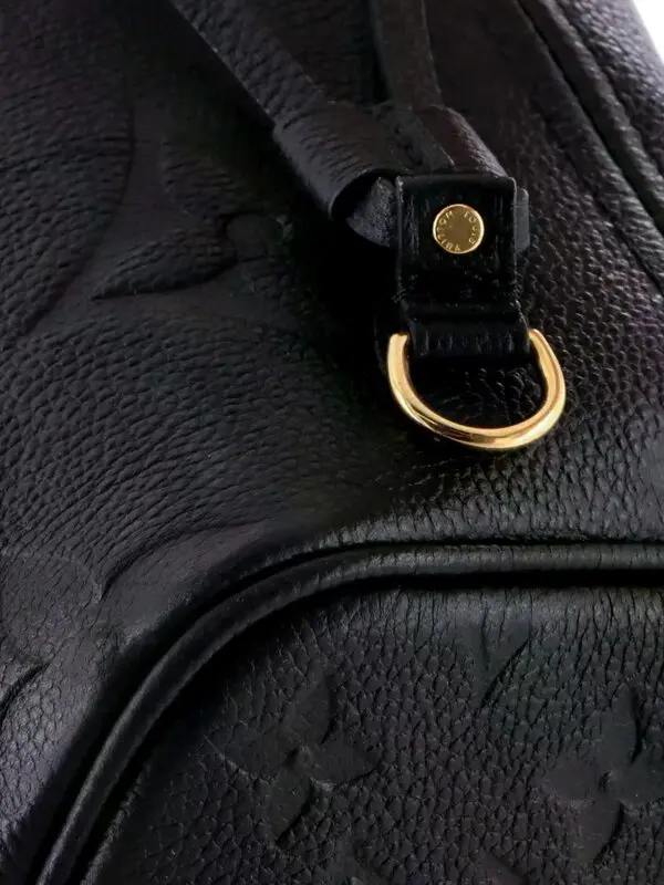 LOUIS VUITTON Neverfull Mm Tote Bag Monogram Empreinte Giant - Black