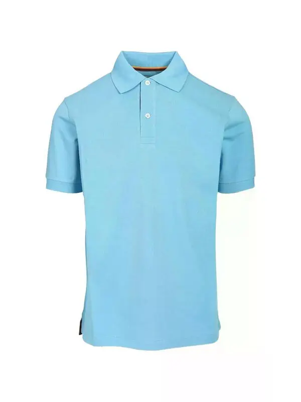 Paul Smith Artist Stripe Polo Shirt - Blue