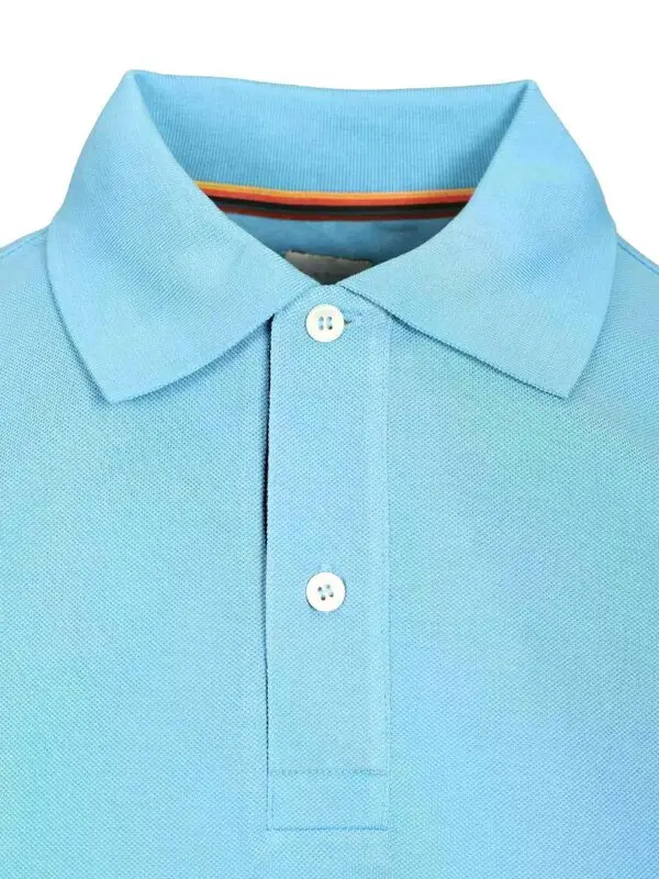 Paul Smith Artist Stripe Polo Shirt - Blue