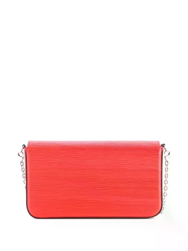 LOUIS VUITTON Felicie Pochette Epi Leather Crossbody Bag - Red