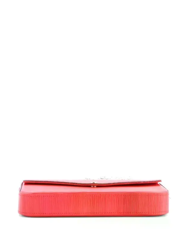 LOUIS VUITTON Felicie Pochette Epi Leather Crossbody Bag - Red
