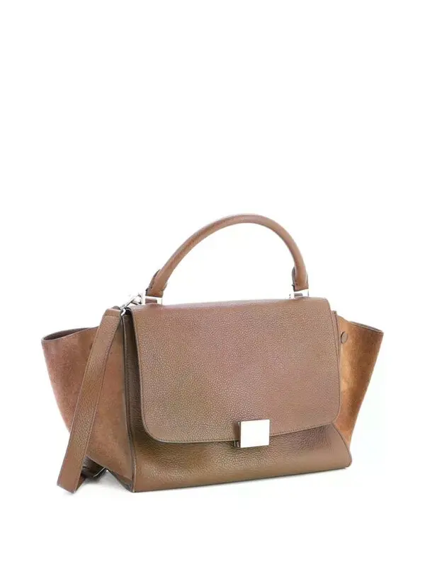 Celine Trapeze Small Satchel - Brown