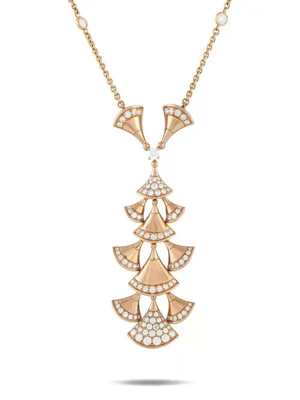 BVLGARI Divas' Dream Diamond Necklace - Gold