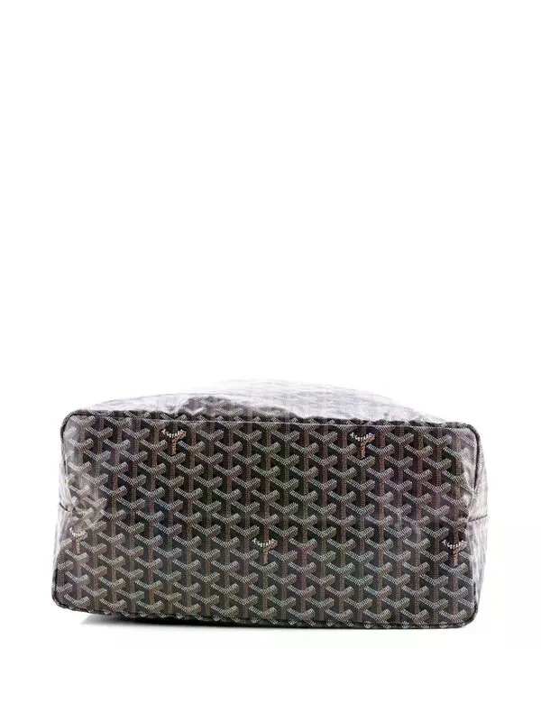 Goyard Saint Louis Coated Canvas Gm Tote Bag - Black