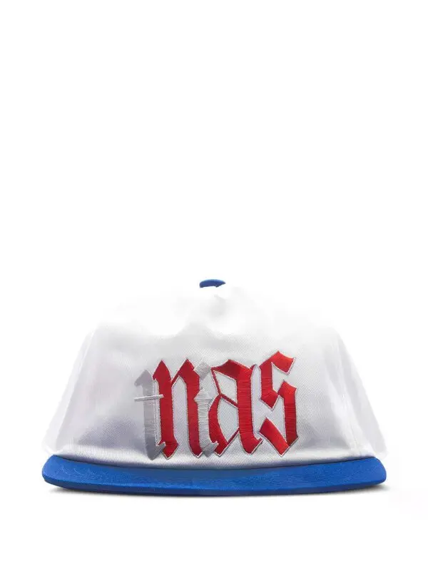 SAINT MXXXXXX Embroidered Cap - White