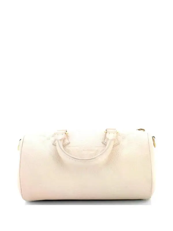 LOUIS VUITTON Papillon Handbag Monogram Empreinte Giant Bb - Neutrals