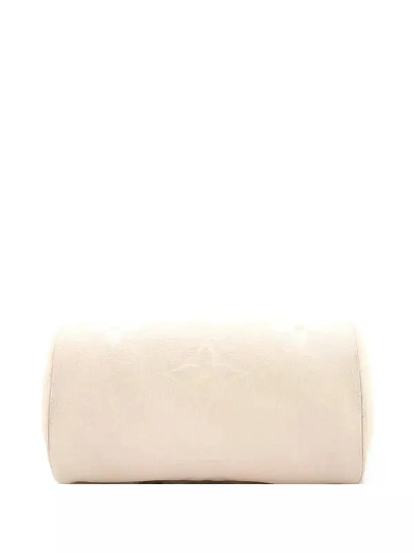 LOUIS VUITTON Papillon Handbag Monogram Empreinte Giant Bb - Neutrals