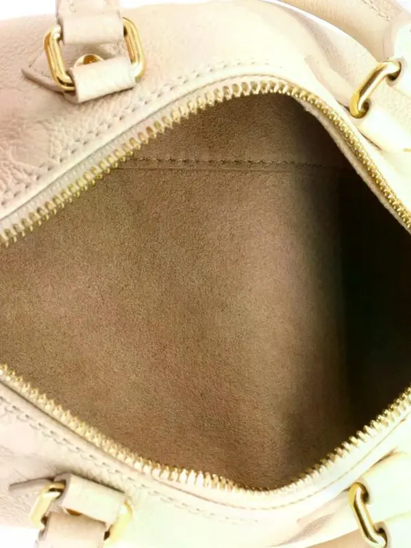 LOUIS VUITTON Papillon Handbag Monogram Empreinte Giant Bb - Neutrals