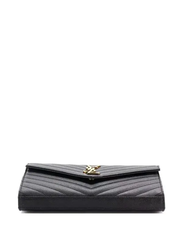 Saint Laurent Monogram Wallet On Chain Matelasse