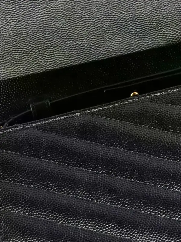 Saint Laurent Monogram Wallet On Chain Matelasse