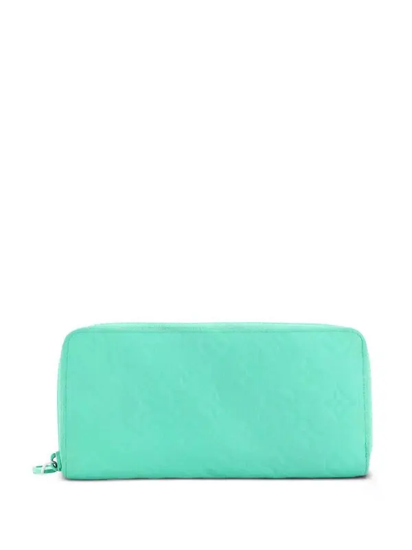 LOUIS VUITTON Zippy Wallet Monogram Taurillon Leather Vertical Small Wallets - Green