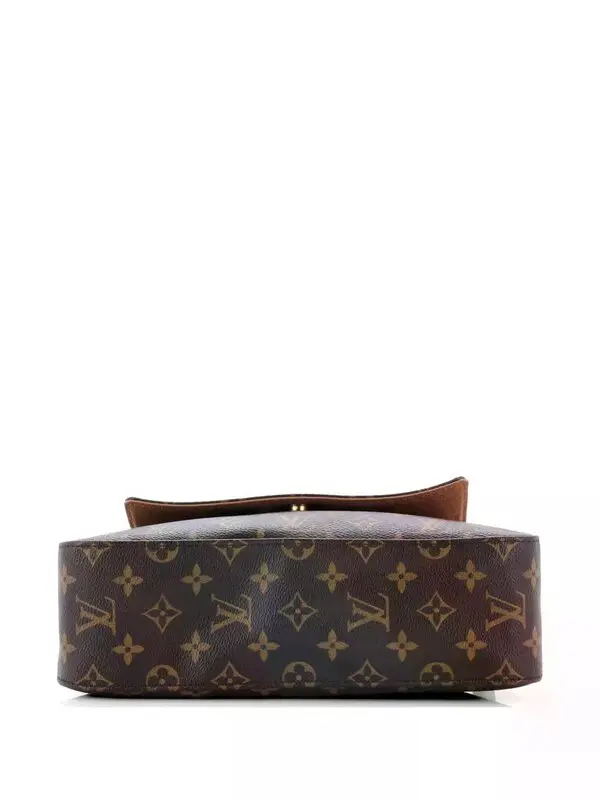 LOUIS VUITTON Looping Handbag Monogram Canvas Mini Satchel