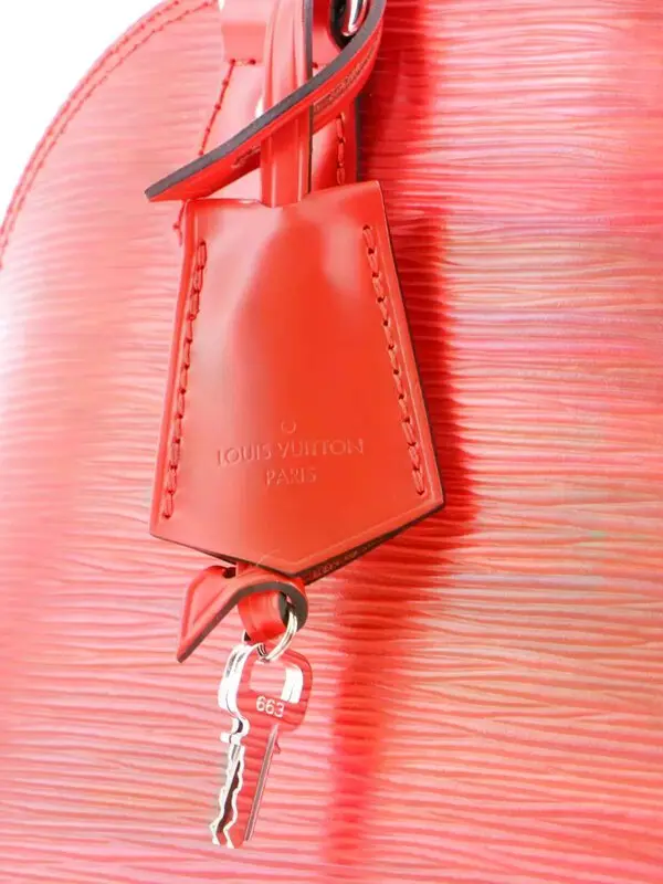 LOUIS VUITTON Alma Handbag Epi Leather Bb Satchel - Red