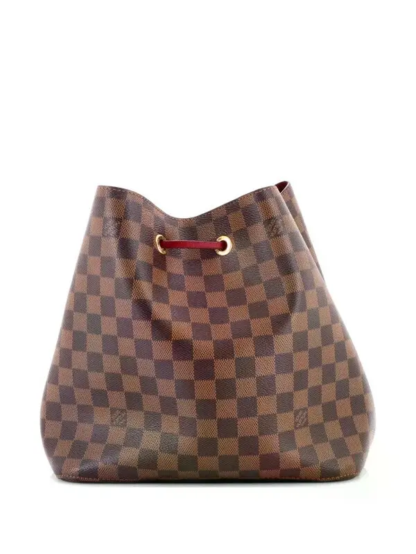 LOUIS VUITTON Neonoe Mm Bucket Bag Damier - Brown