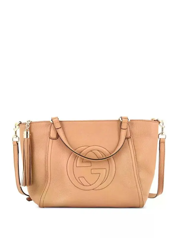 Gucci Soho Convertible Top Handle Bag - Neutrals