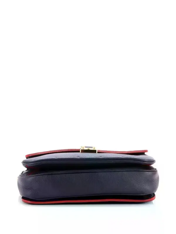 LOUIS VUITTON Pochette Metis Monogram Empreinte Leather Crossbody Bag - Blue