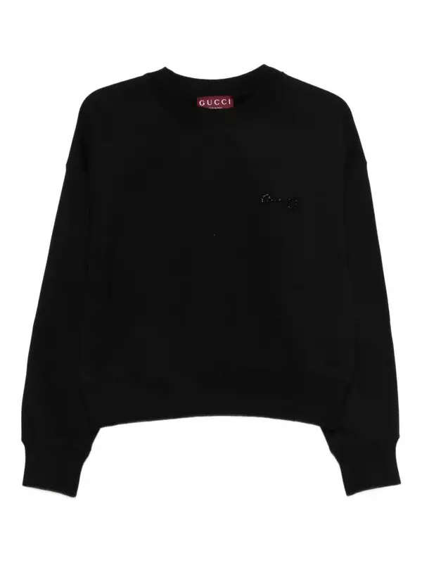Gucci Logo Cropped Knitwear
