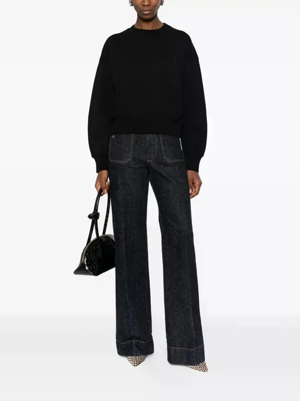 Gucci Logo Cropped Knitwear