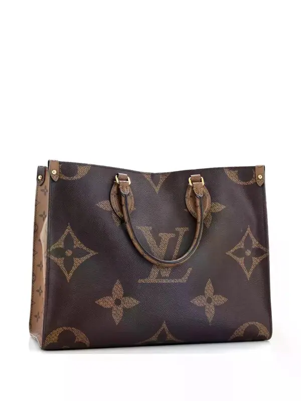 LOUIS VUITTON Onthego Reverse Monogram Giant Mm Tote Bag - Brown