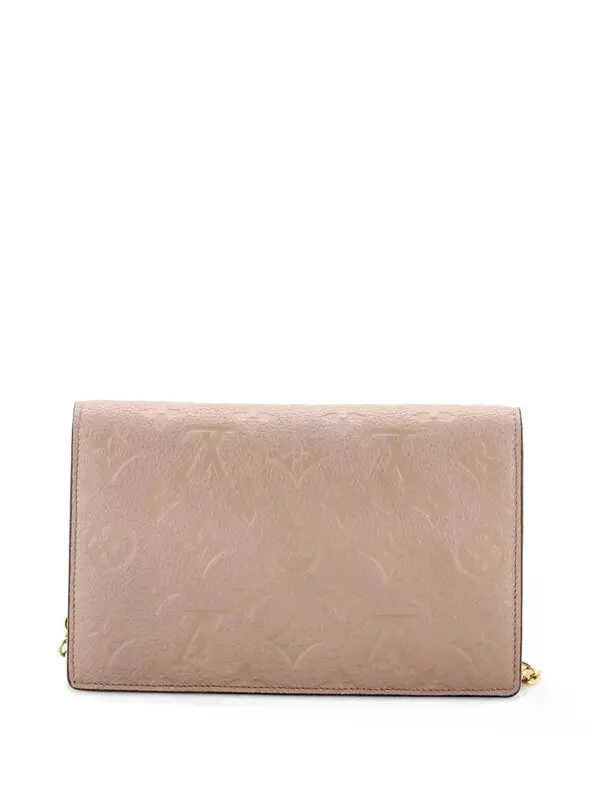 LOUIS VUITTON Vavin Chain Wallet Nm Monogram Empreinte Leather - Neutrals