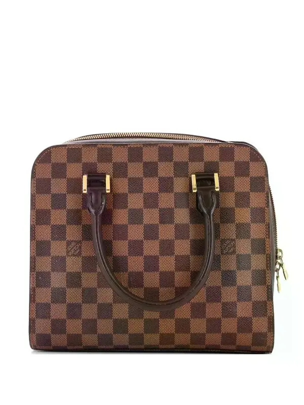LOUIS VUITTON Triana Damier Satchel - Brown