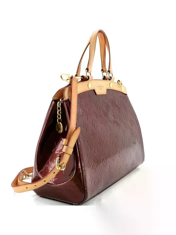 LOUIS VUITTON Brea Handbag Monogram Vernis Mm - Red
