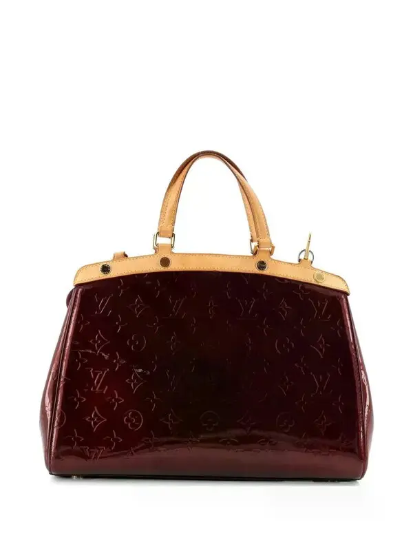 LOUIS VUITTON Brea Handbag Monogram Vernis Mm - Red