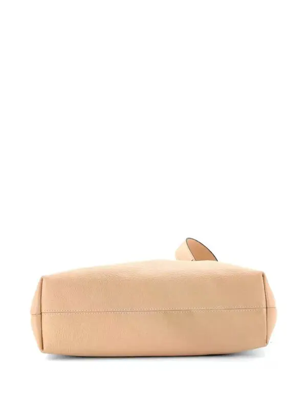Versace Virtus Leather Hobo Bag