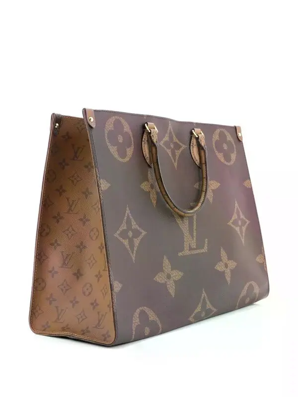 LOUIS VUITTON Onthego Reverse Monogram Giant Gm Tote Bag - Brown