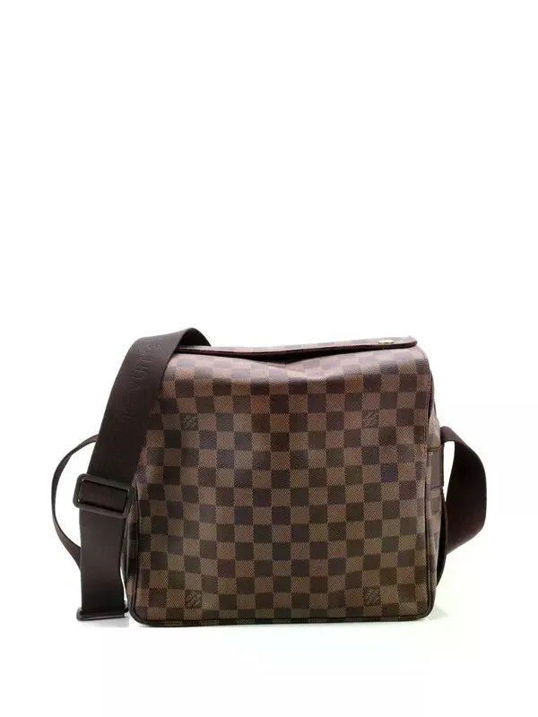 LOUIS VUITTON Naviglio Damier Crossbody Bag - Brown