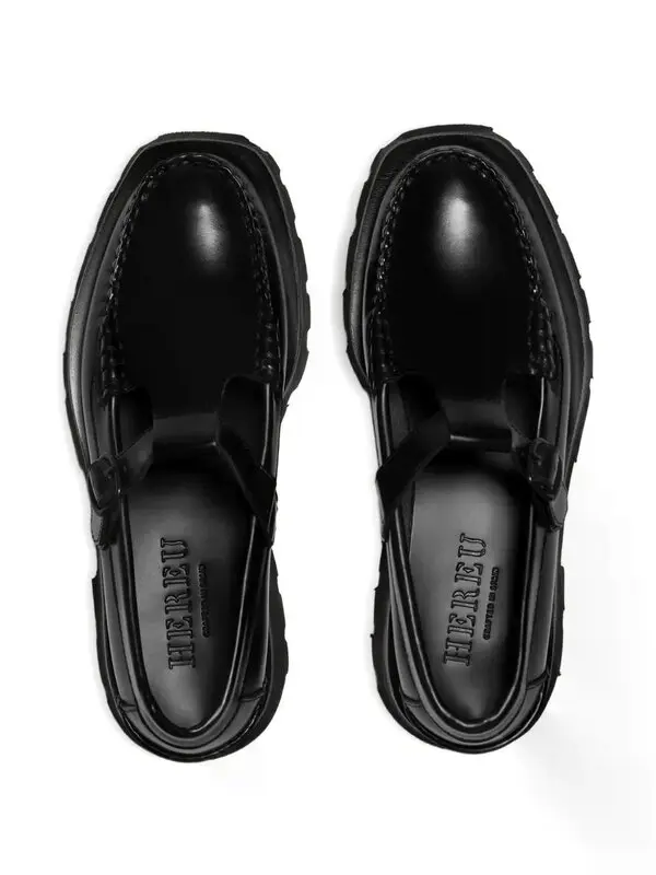 Hereu Alber Sport T-bar Loafers - Black