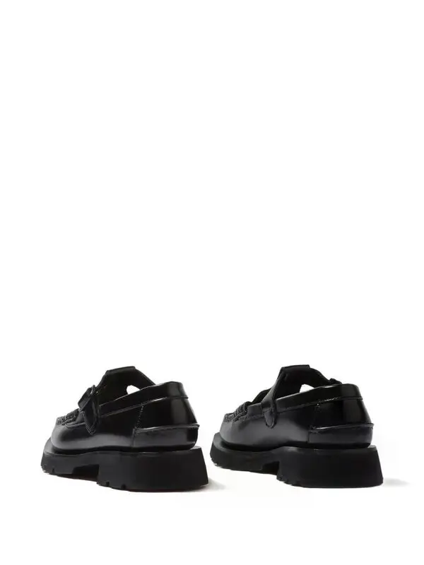 Hereu Alber Sport T-bar Loafers - Black