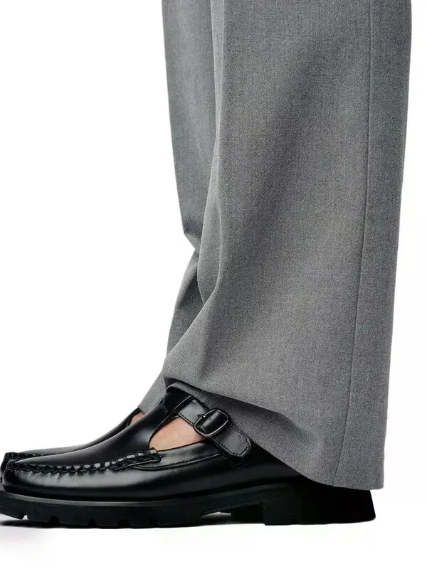 Hereu Alber Sport T-bar Loafers - Black