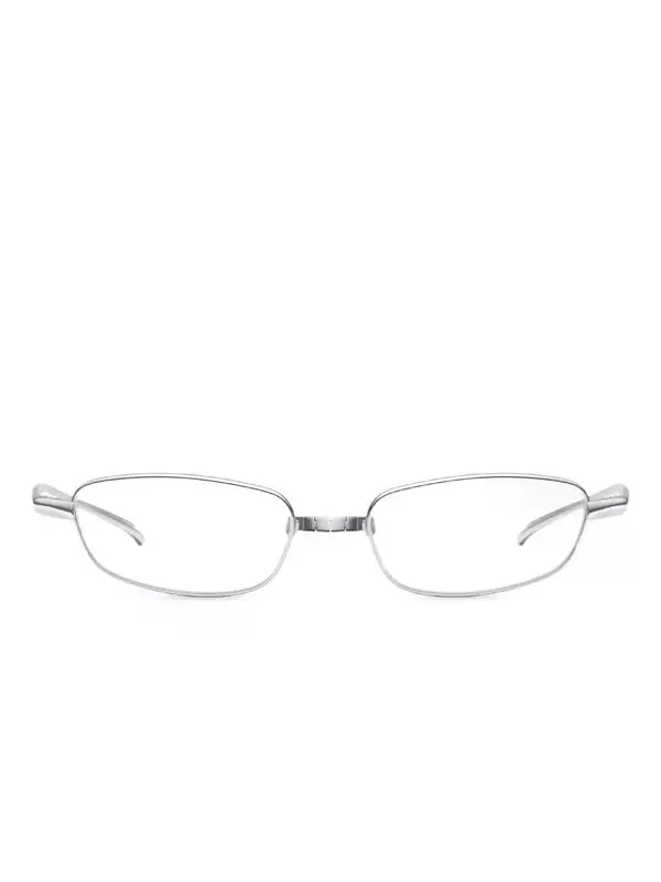 GENTLE MONSTER Riff 02 Rectangle-frame Glasses - Silver