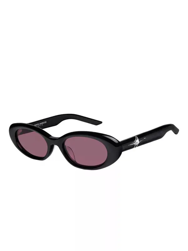 GENTLE MONSTER Loco 01 Star-detail Oval-frame Sunglasses