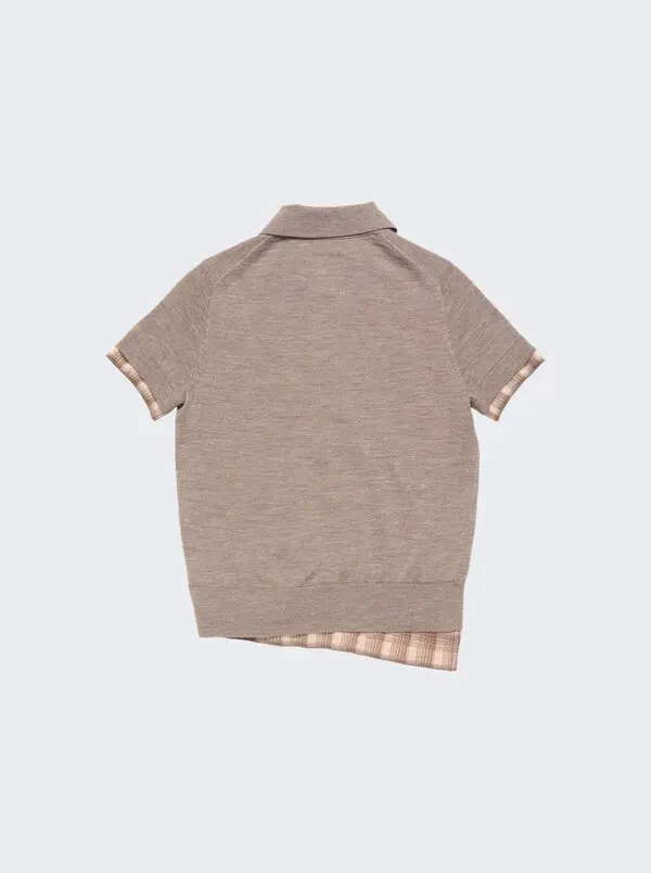 Acne Studios Layered Knit Top - Brown