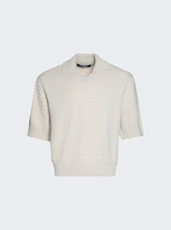 Jacquemus Le Polo Maille Chevron Light