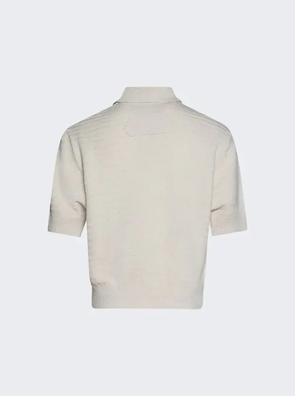 Jacquemus Le Polo Maille Chevron Light