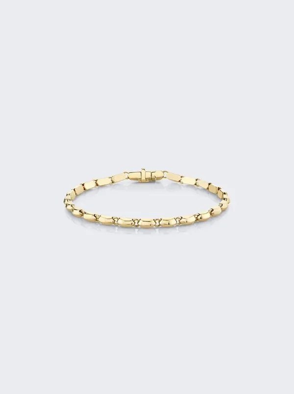 Lizzie Mandler One Row Cleo Bracelet - Yg