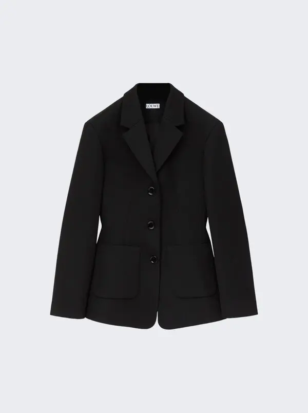 Loewe Wool Twill Tailored Jacket