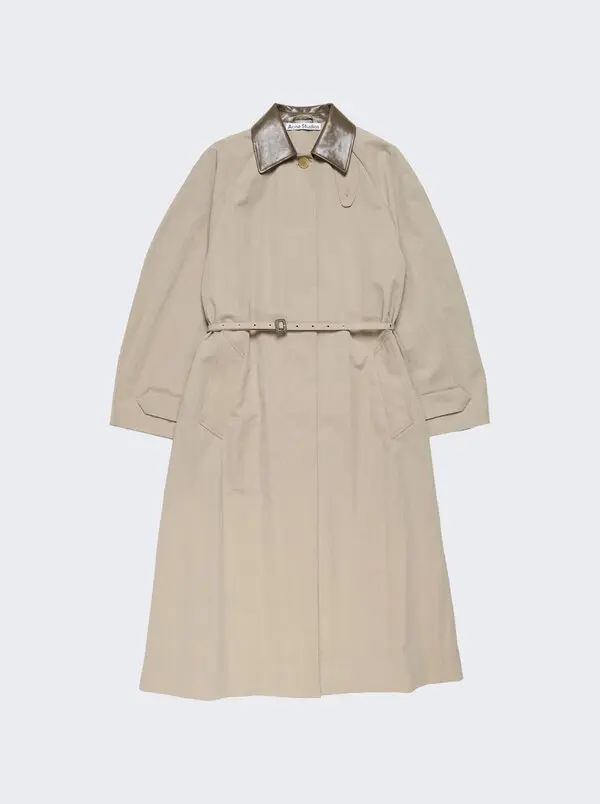 Acne Studios Belted Trench Coat - Khaki