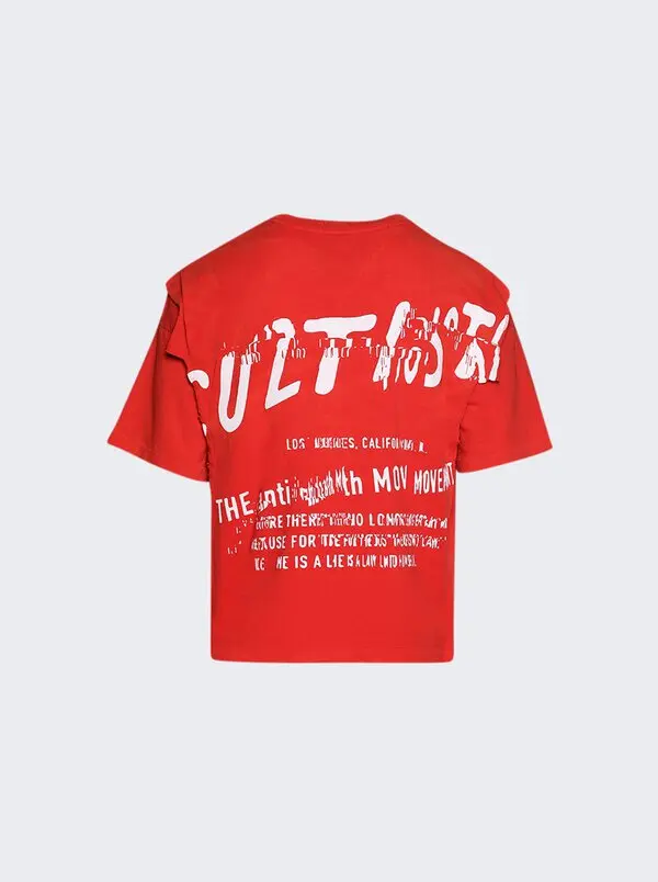 RIVINGTON ROI REBIS Moda Apocrypha Quad Tee - Red