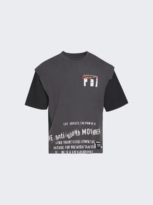 RIVINGTON ROI REBIS Moda Apocrypha Quad Tee - Black