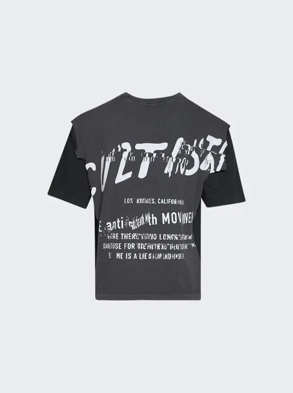 RIVINGTON ROI REBIS Moda Apocrypha Quad Tee - Black