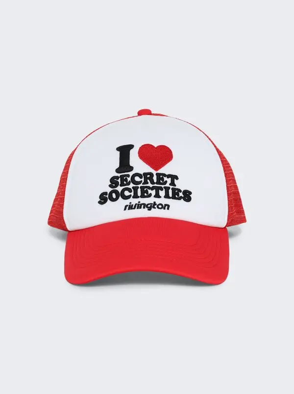 RIVINGTON ROI REBIS Secret Societies Trucker Hat - White