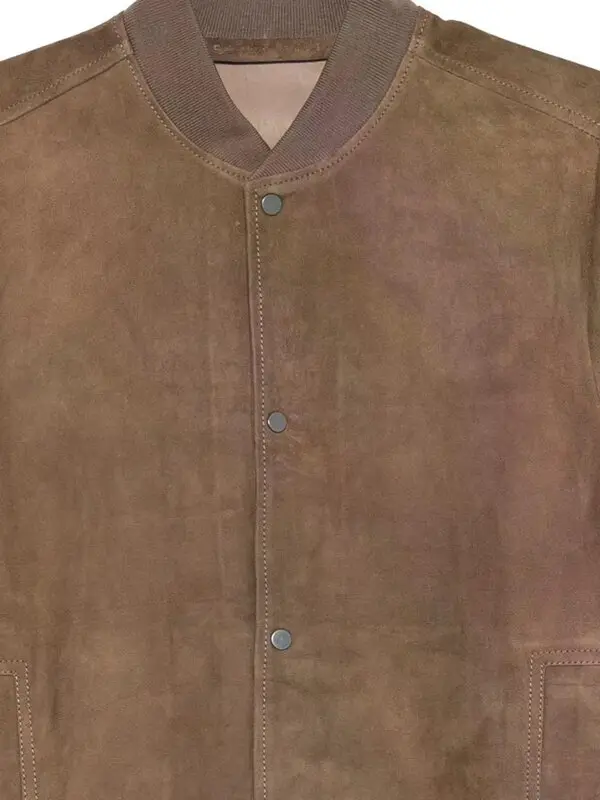 SALVATORE SANTORO Snap-button Bomber Jacket - Brown
