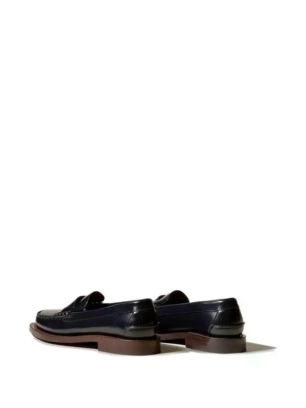 Hereu Interlaced-detail Slip-on Loafers - Blue